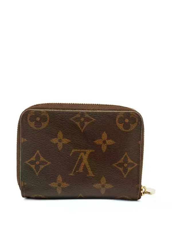 LOUIS VUITTON Zippy Monogram Coin Purse - Brown