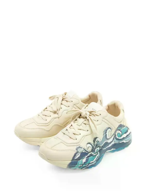 Gucci Rhyton Wave-print Sneakers