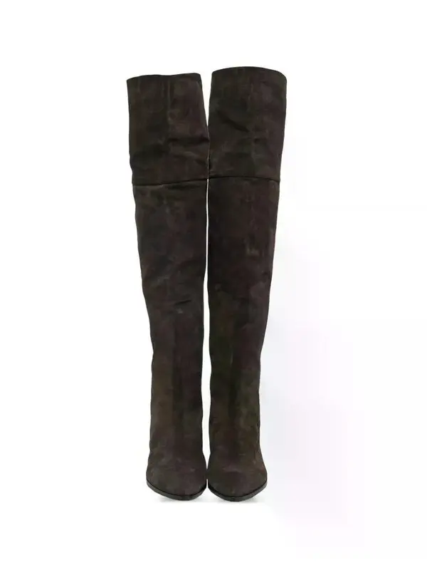 Prada Suede Over-the-knee Boots