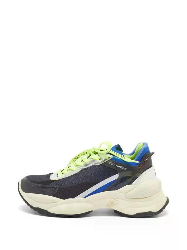 LOUIS VUITTON Run 55 Mesh Sneakers - Black