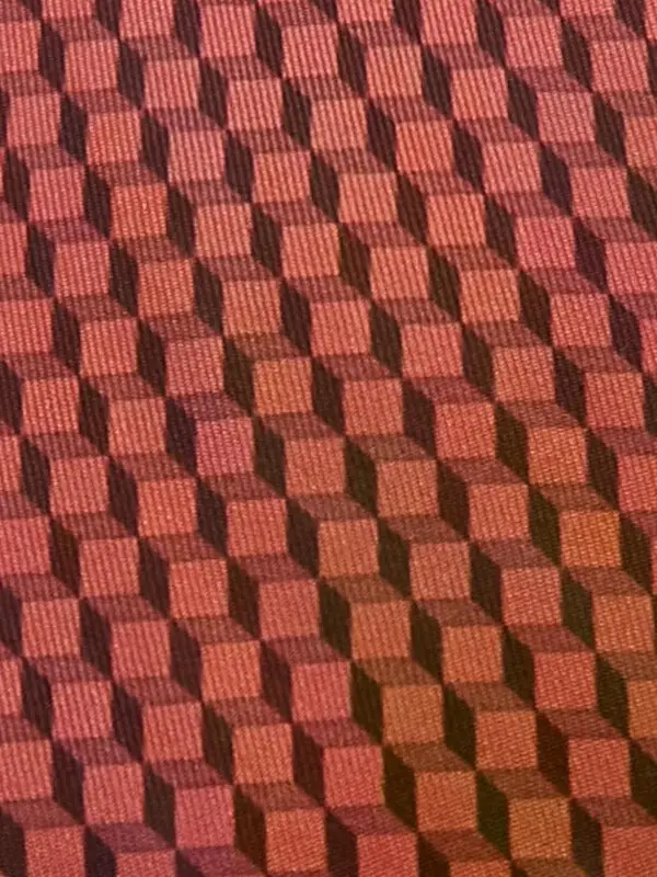 Hermès Geometric Pattern Silk Neck Tie