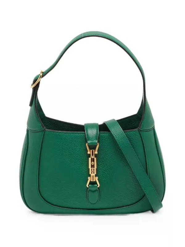 Gucci Jackie 1961 Piston-closure Shoulder Bag - Green