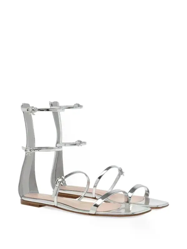 GIANVITO ROSSI Ribbon Downtown Sandals
