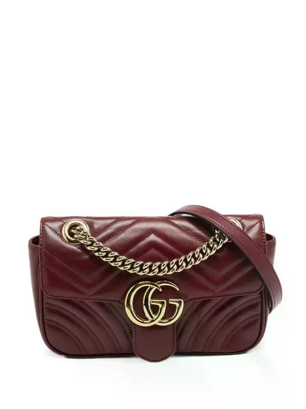 Gucci Small Gg Marmont Matelassé Shoulder Bag