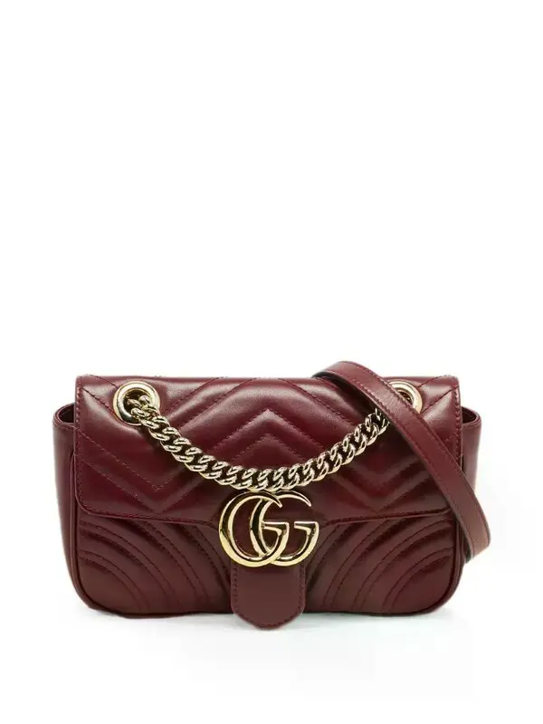 Gucci Small Gg Marmont Matelassé Shoulder Bag