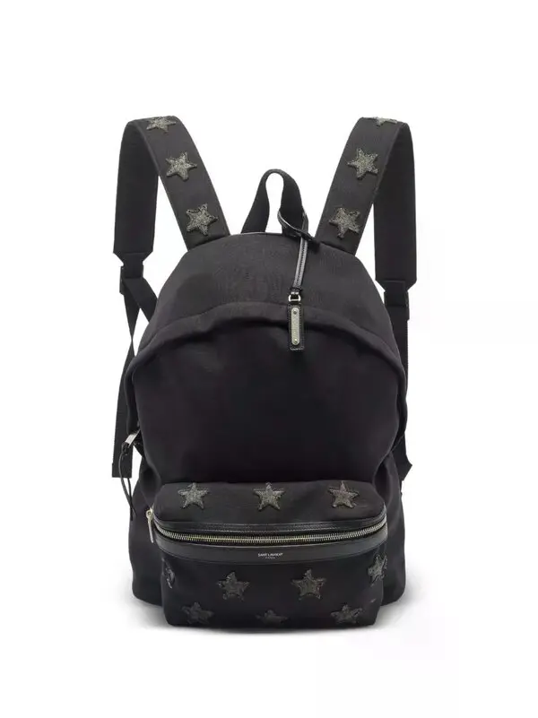 Saint Laurent City Star Backpack - Black
