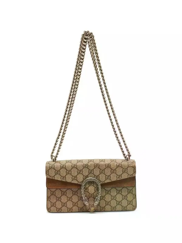 Gucci Dionysus Gg Supreme Shoulder Bag - Neutrals