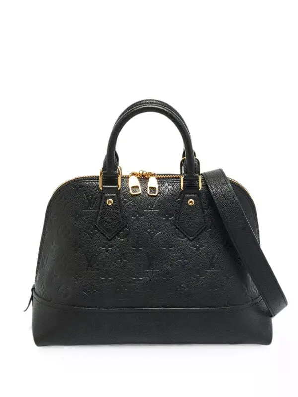 LOUIS VUITTON 2019 Pm Neo Alma Monogram Empreinte Tote Bag - Black