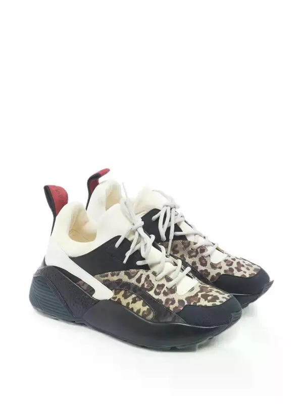 Stella McCartney Eclypse Leopard Print Sneakers