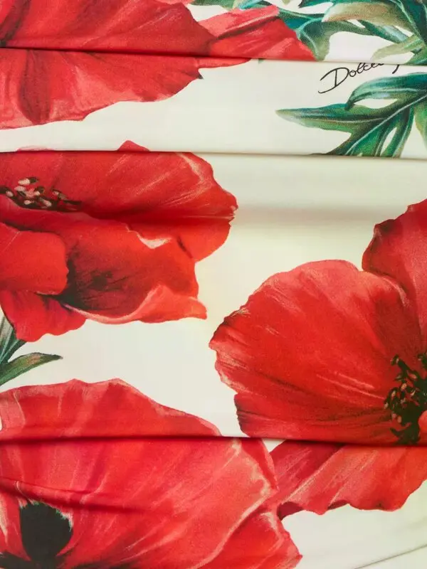 Dolce & Gabbana Floral-print Mini Dress