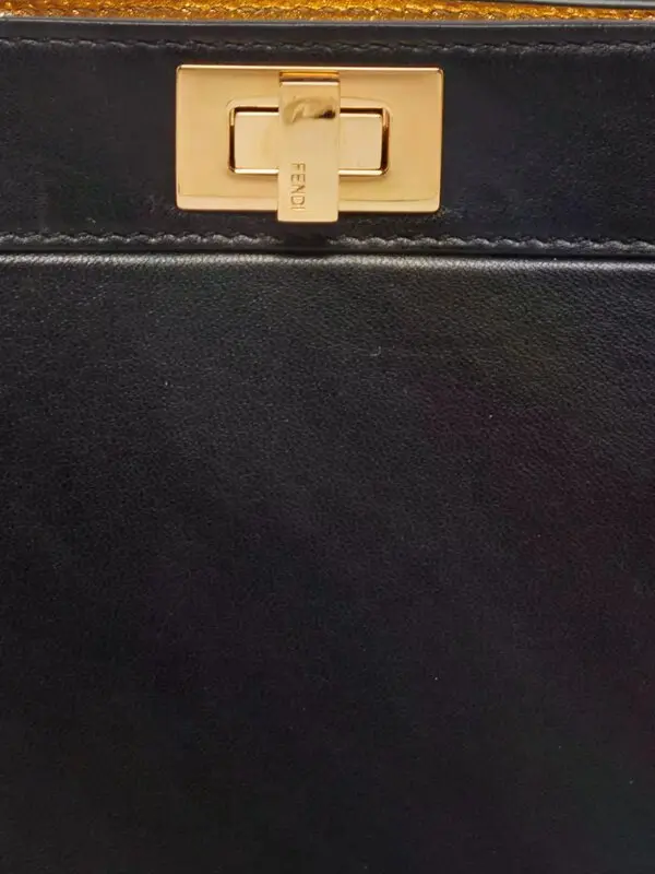 Fendi 2020 Peekaboo Iseeu Chain Cross Body Bag