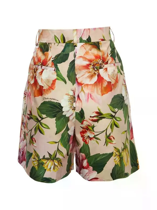 Dolce & Gabbana Floral-print Bermuda Shorts