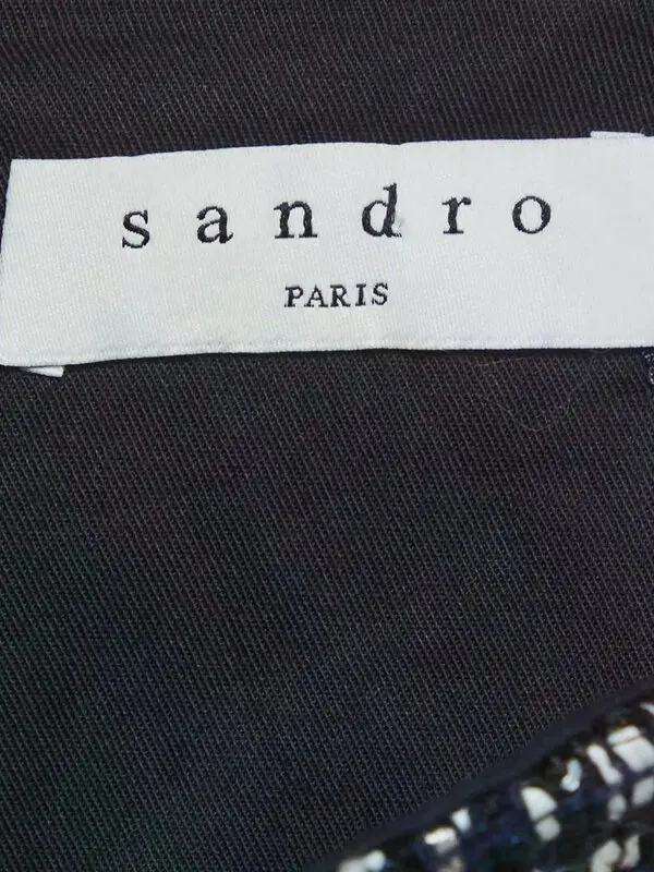 Sandro A-line Tweed Mini Skirt