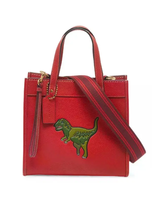 COACH 22 Rexy Field Leather Tote Bag - Red
