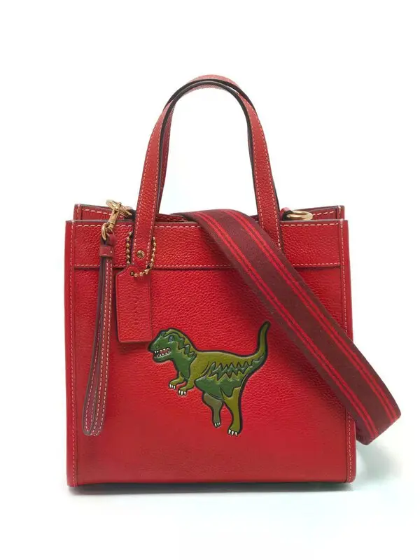 COACH Leather Rexy Tote Bag - Red