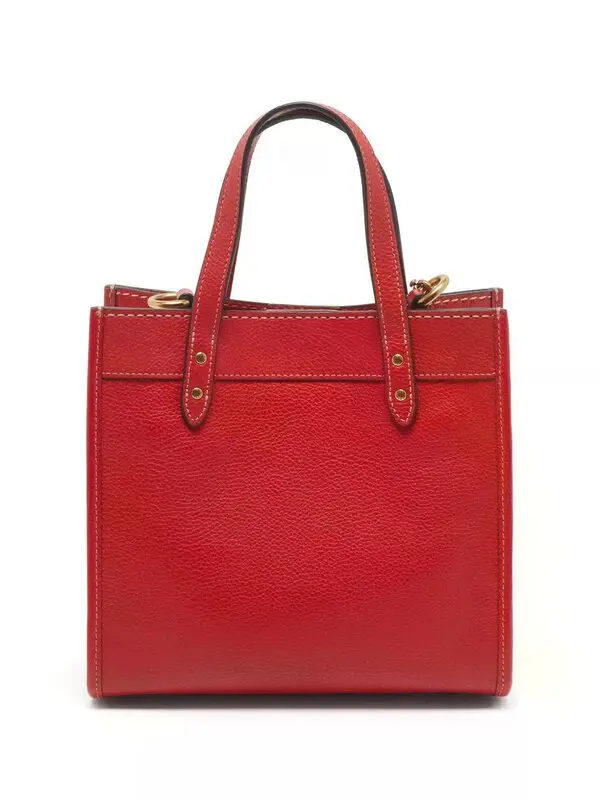 COACH Leather Rexy Tote Bag - Red