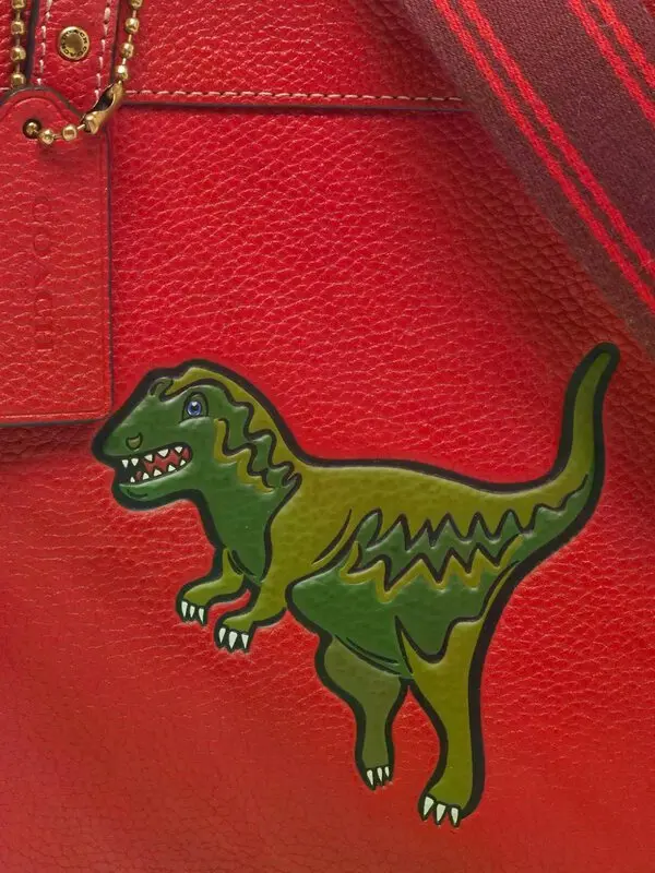 COACH Leather Rexy Tote Bag - Red