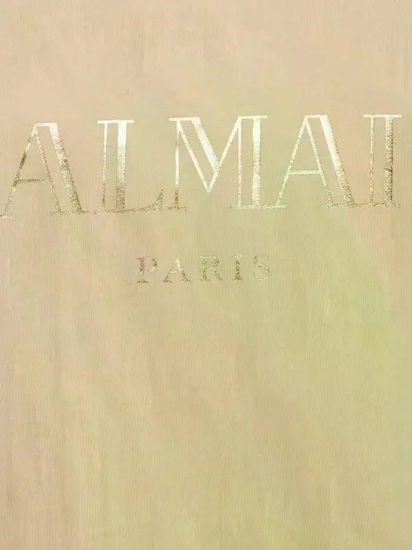 Balmain Logo-print Cotton Top