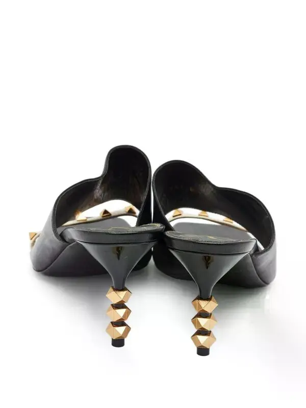 Valentino Garavani Rockstud Embellished Leather Mules