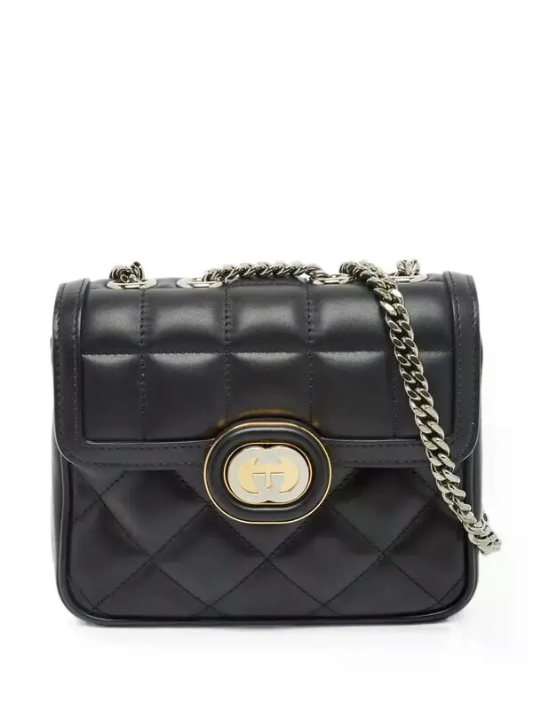 Gucci Mini Deco Chain Shoulder Bag - Black