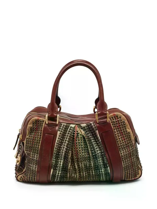 Burberry Ashbury Knight Satchel Bag - Brown