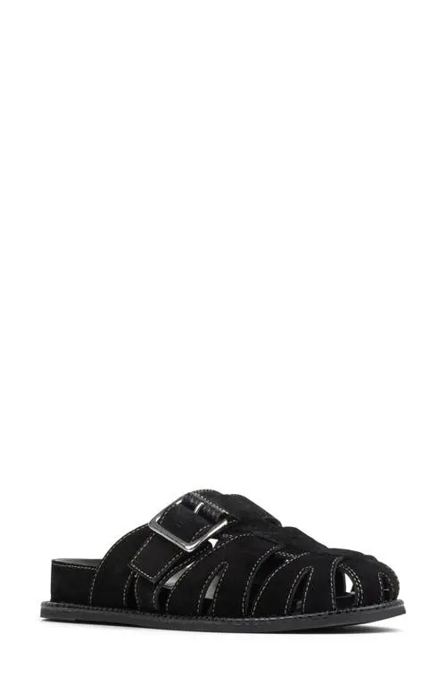 DONALD PLINER Manor Fisherman Clog - Black