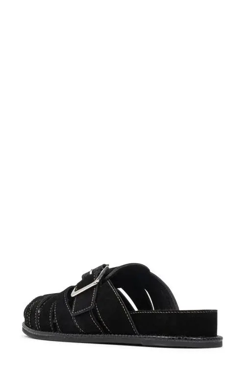 DONALD PLINER Manor Fisherman Clog - Black
