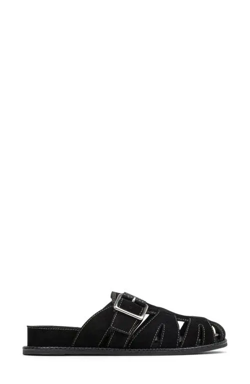 DONALD PLINER Manor Fisherman Clog - Black