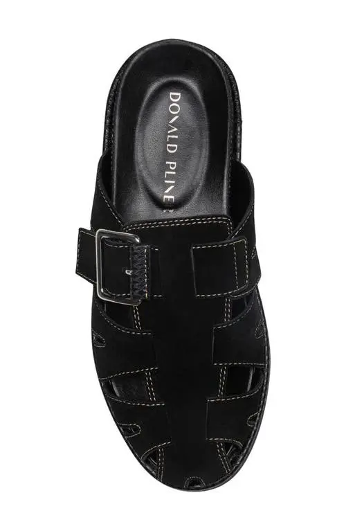 DONALD PLINER Manor Fisherman Clog - Black