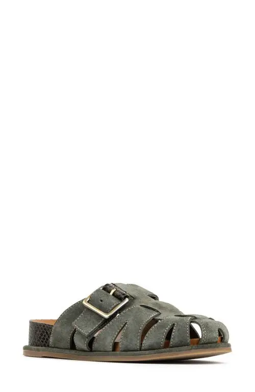 DONALD PLINER Manor Fisherman Clog - Olive