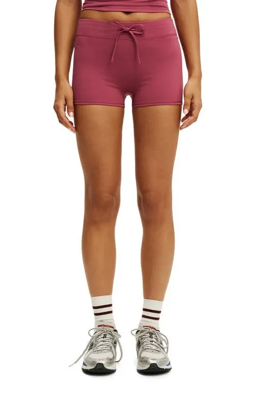 Cotton:on Active Ultra Soft Tie Front Micro Short - Raspberry Aura