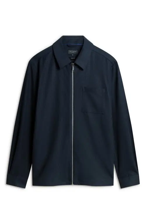 Ted Baker London Frenkie Zip Front Overshirt