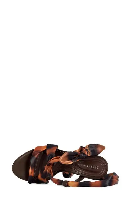 AZALEA WANG Carmen Tiger Print Studded High Heel Sandals
