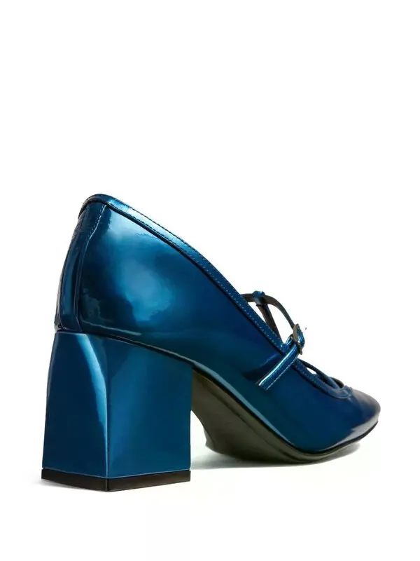 Khaite Fawn 65mm Metallic-leather Pumps