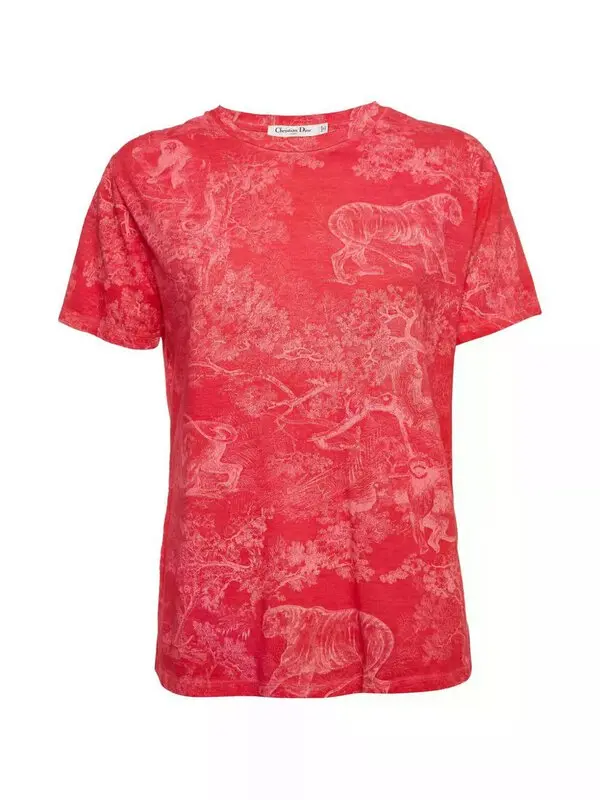 Dior Toile De Jouy T-shirt - Red