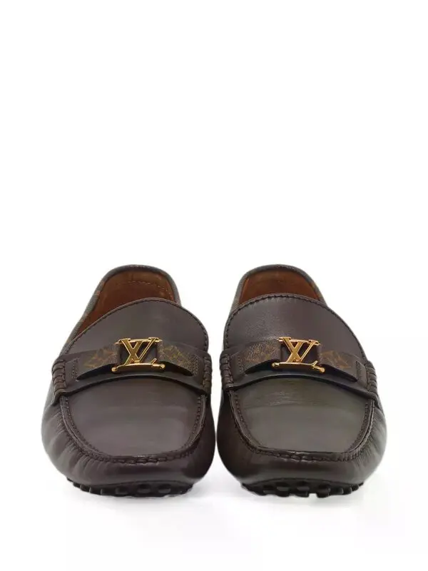 LOUIS VUITTON Monte Carlo Leather Loafers