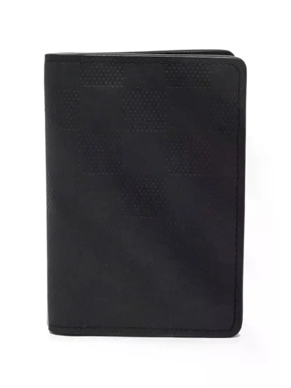 LOUIS VUITTON Damier Infini Leather Wallet - Black