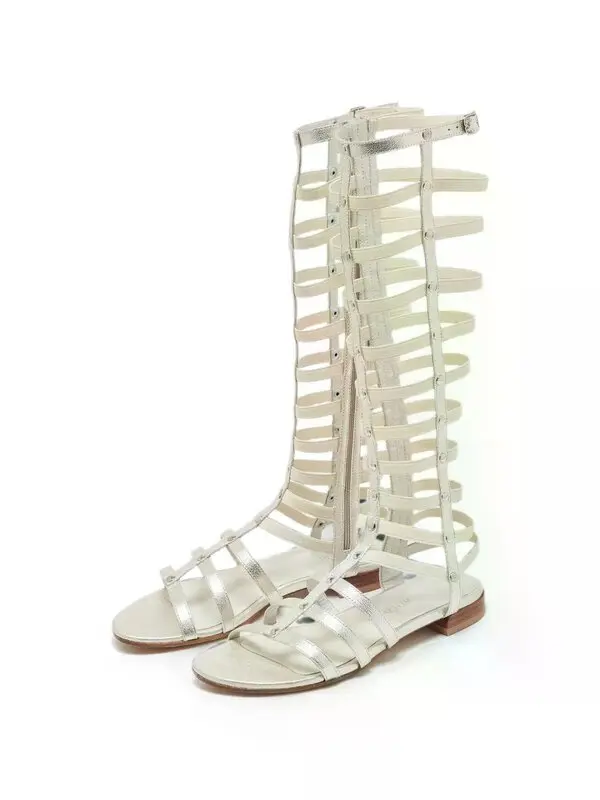 STUART WEITZMAN Gladiator Leather Ankle Length Sandals