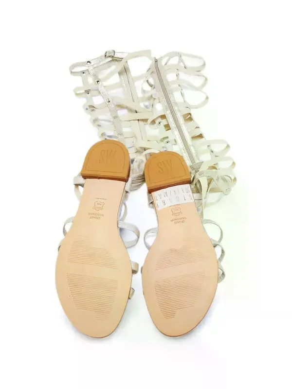 STUART WEITZMAN Gladiator Leather Ankle Length Sandals