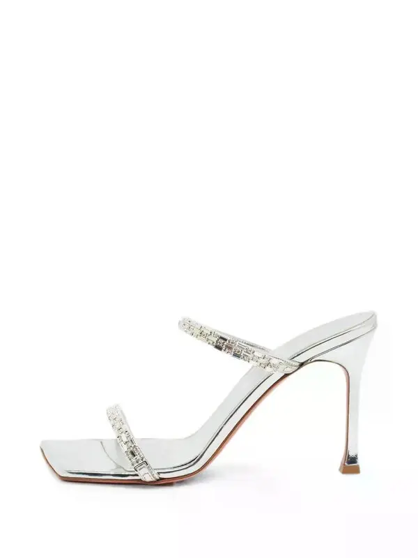 Amina Muaddi Diana Crystal-embellished Sandals