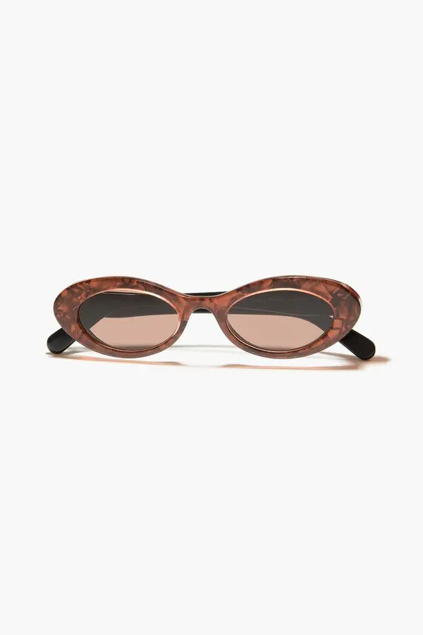 Zimmermann Ovalframe Marbled Acetate Sunglasses