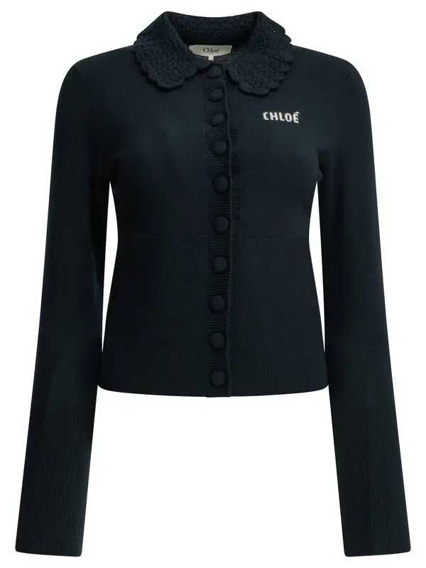 Chloé Polo Sweater With Logo