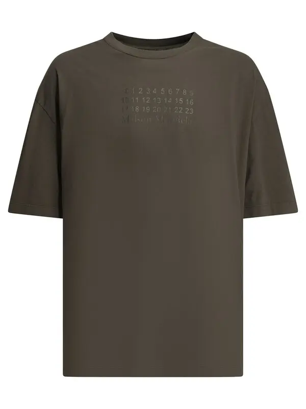 MAISON MARGIELA Crew Neck T Shirt With Logo