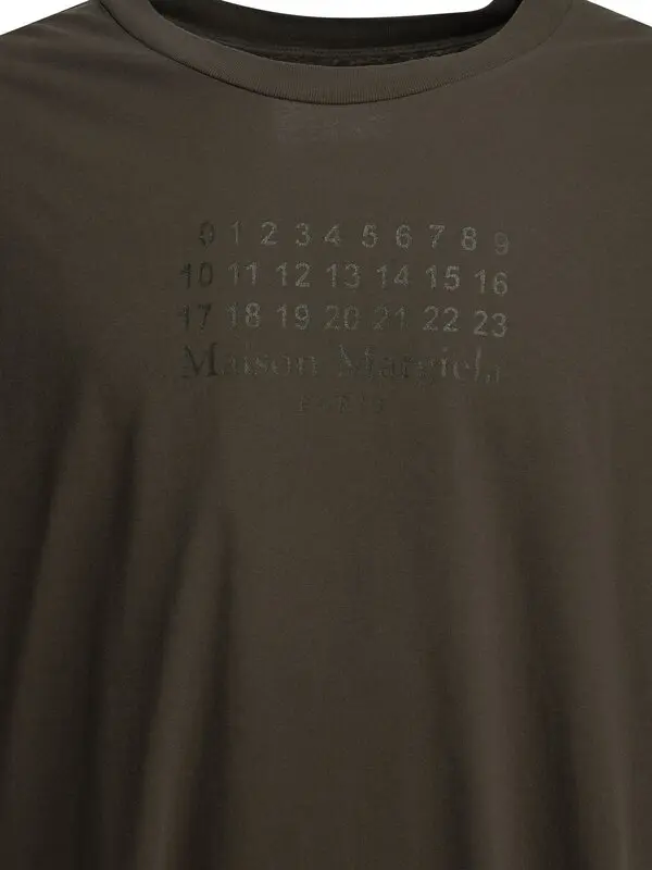 MAISON MARGIELA Crew Neck T Shirt With Logo
