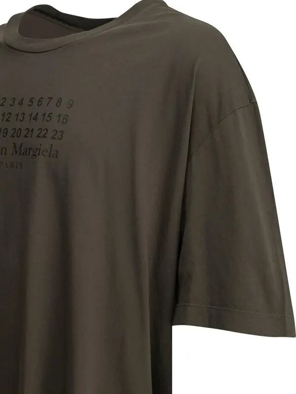 MAISON MARGIELA Crew Neck T Shirt With Logo