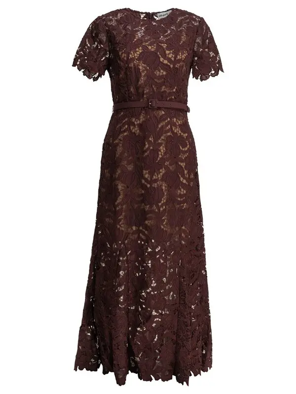 SELF-PORTRAIT Lace Midi Dress