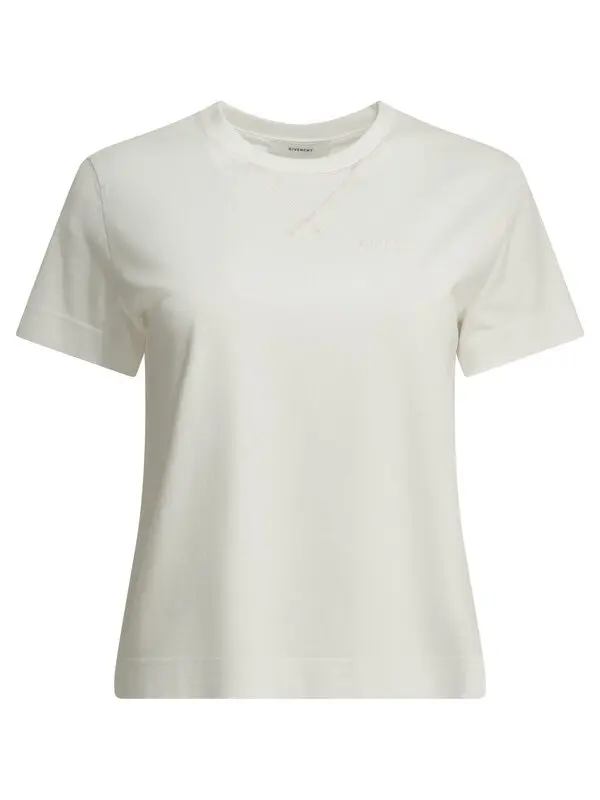 Givenchy Crew Neck T Shirt With Logo