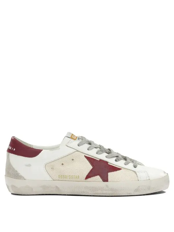 GOLDEN GOOSE Super Star Double Quarter Low Top Sneakers