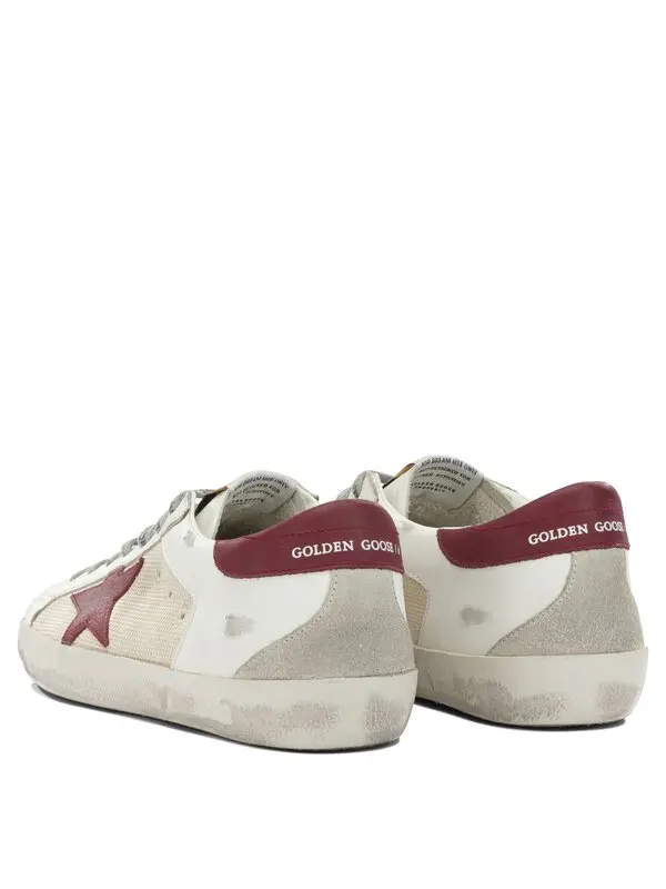 GOLDEN GOOSE Super Star Double Quarter Low Top Sneakers