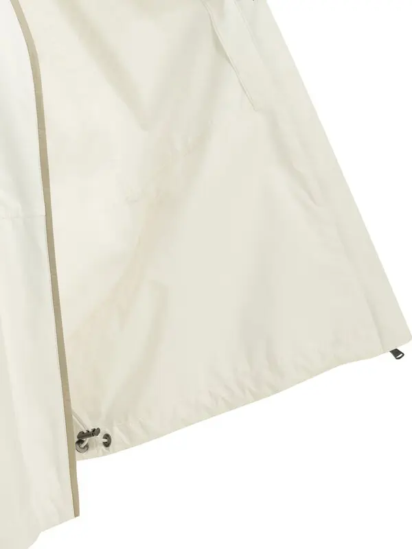 Brunello Cucinelli Waterproof Zip-up Blouson Jacket With Logo